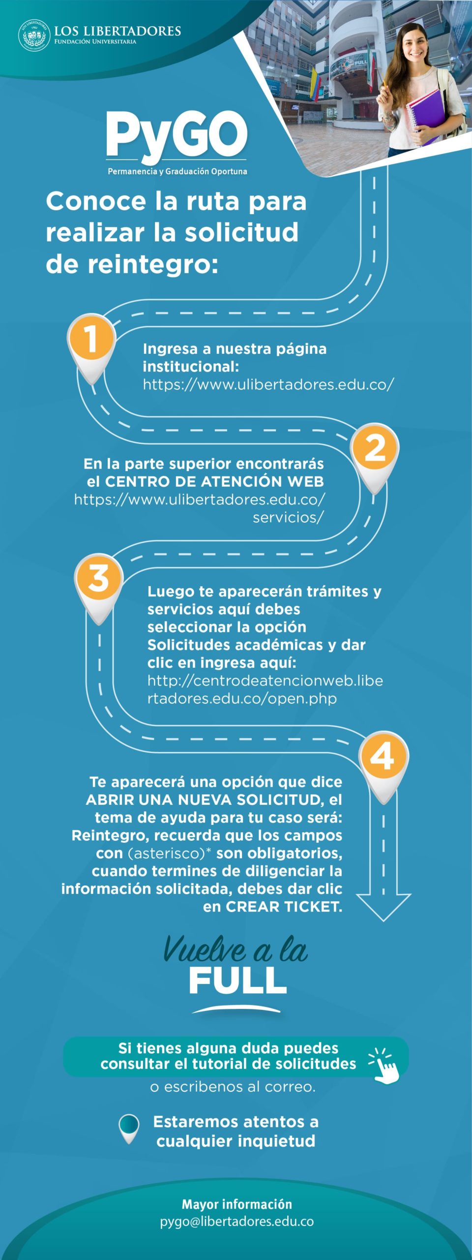 Coordinación de Permanencia (PYGO) | Fundación Universitaria Los Libertadores